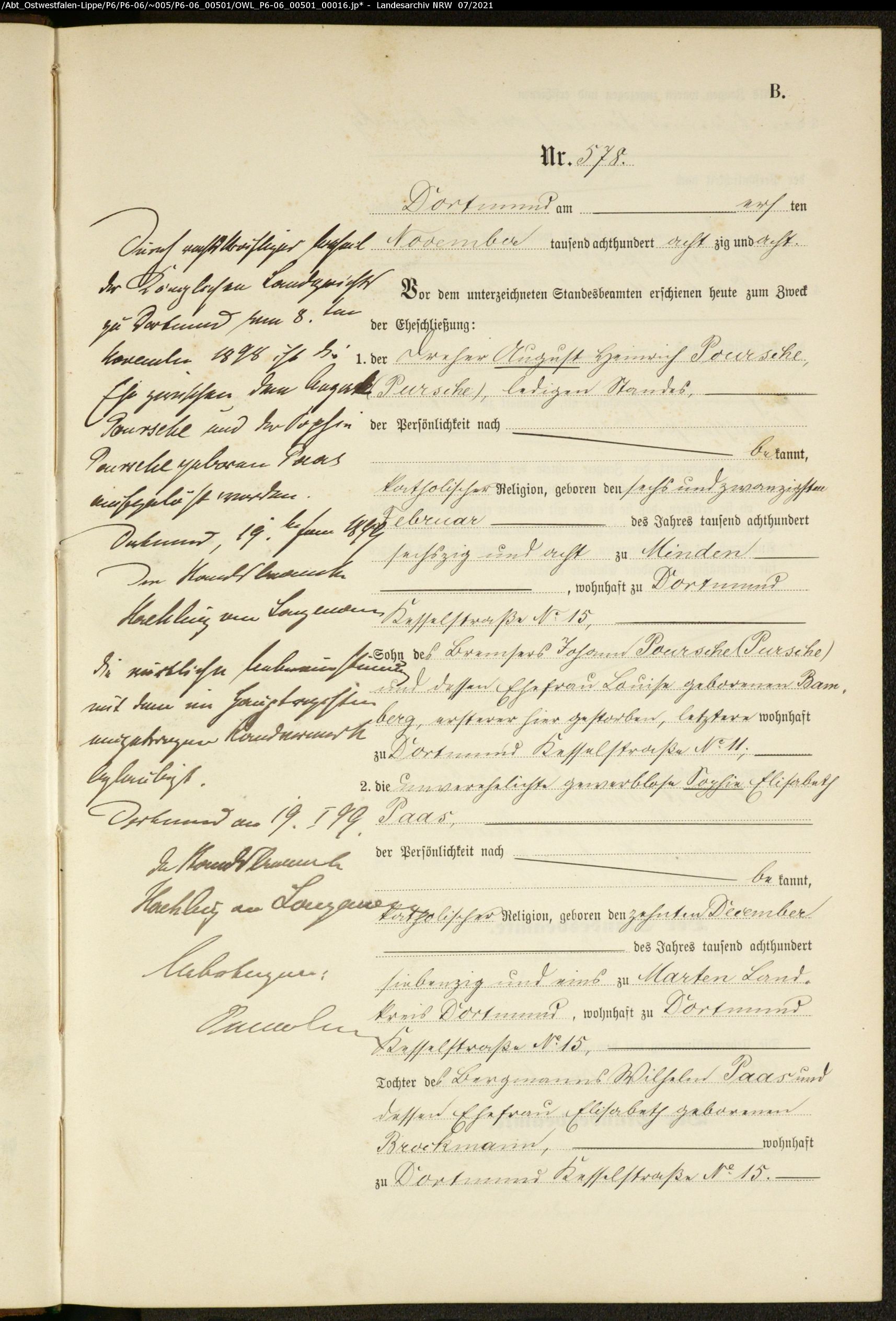 Ergänzungen gesucht zur Familie Michael Poursché, + vor 1842 ...