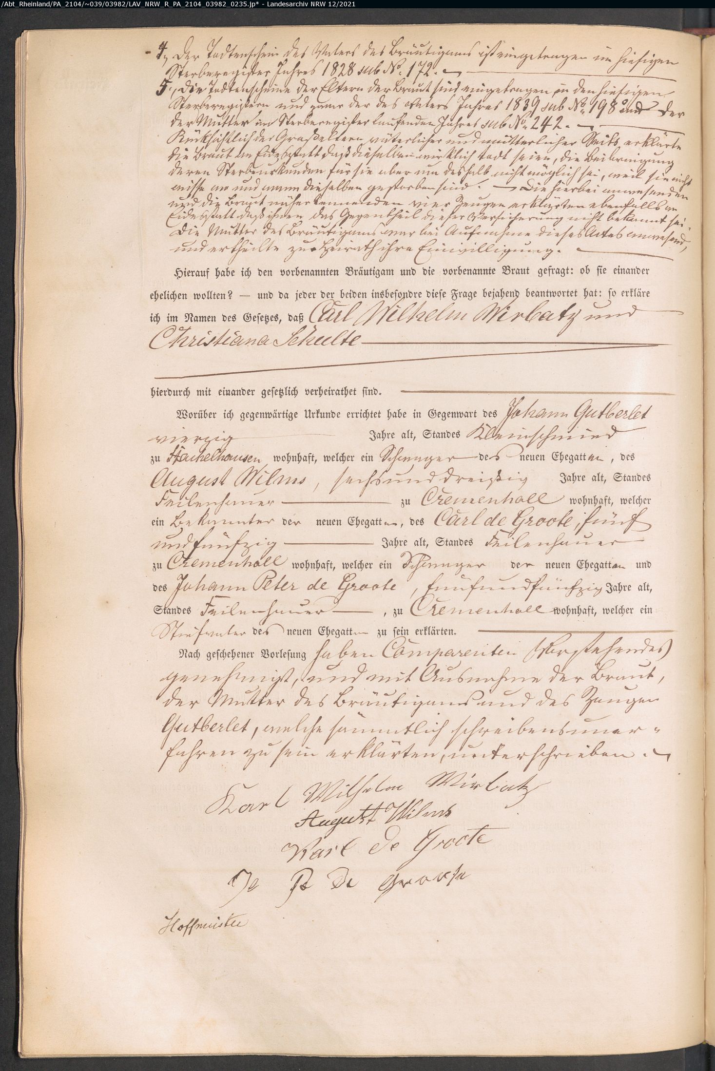 Anna Gertraud (Klein) de Groote (1797-aft.1859) | WikiTree FREE Family Tree